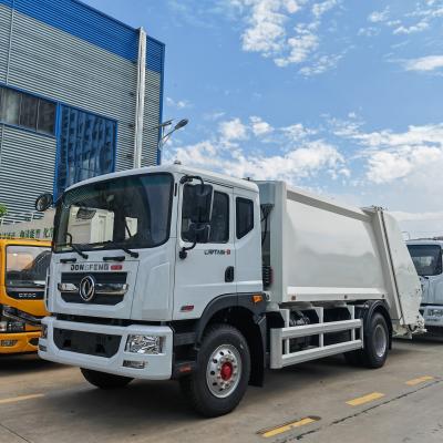 China Dongfeng Captain Rear Loader Garbage Truck Compactor Refuse Waste Collection Vehicle for sale