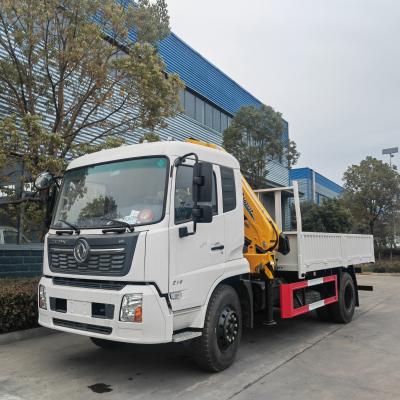 China Dongfeng Mounted Crane Mini Telescopic Boom Truck Mounted Knuckle Mobile Crane for sale
