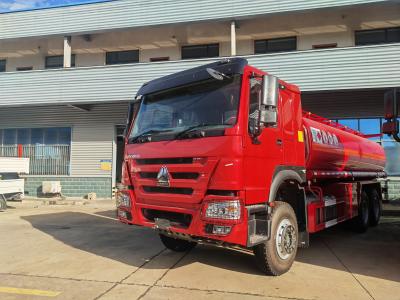 China HOWO 371 HP 6×4 18,000L Fuel Tanker Truck with Fuel Dispenser for sale