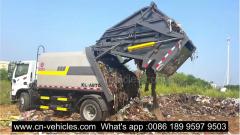HOWO Custom Garbage Truck Compressor Compressed Waste Removal Truck