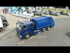 HOWO Automated Side Load Garbage Truck Medical Waste Collection Truck