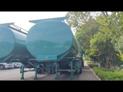 2 Axle Stainless Steel Drink Water Food Liquid Semi Trailer