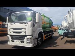 ISUZU GIGA 16CBM Sewage Vacuum Fecal Suction Tank Cleaning Tanker Truck