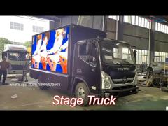 forland led stage truck gasoline advertising event stage mobile truck