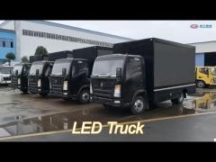 isuzu led advertising vehicle and display truck , mobile led billboard advertising truck
