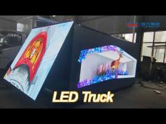 vehicle mounted led truck mobile digital led billboard advertising truck