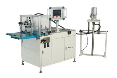 China End Caps Gluing Oil Filter Making Machine Hot Melt Glue 40 Pcs / Min Speed for sale