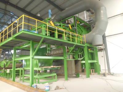 China 50Hz Rockwool-Sandwichcomité Productielijn, Ononderbroken de Sandwichcomité Productielijn van de Minerwolwol Te koop