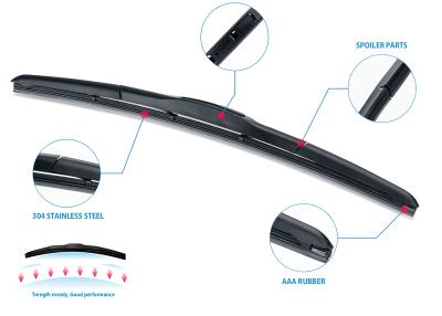 China AAA Rubber 304 Stainless Steel Universal Wiper Blades 325mm for sale