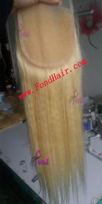 China 100% Virgin Remy Hair Closure for sale