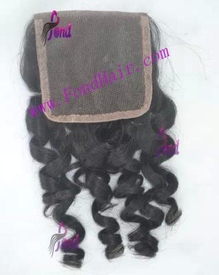 China 100% Virgin Remy Hair Closure for sale