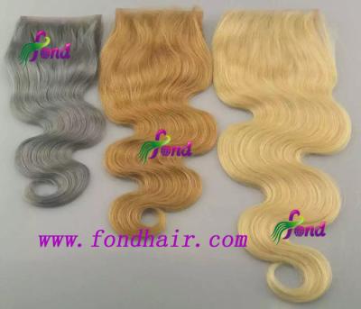 China 100% Virgin Remy Hair Closure for sale