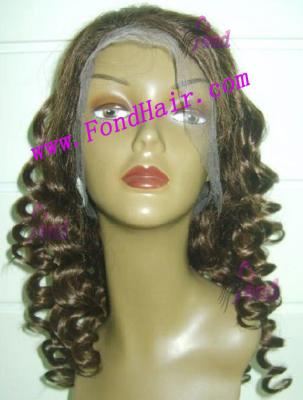 China 100% Virgin Remy Hair Full Lace Wig for sale