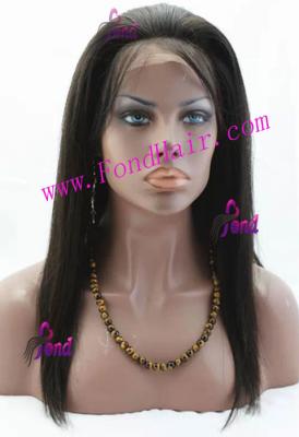 China 100% Virgin Remy Hair Front Lace Wig for sale