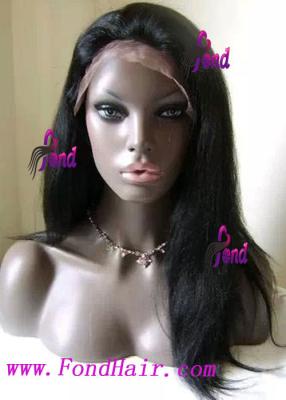 China 100% Virgin Remy Hair Front Lace Wig for sale