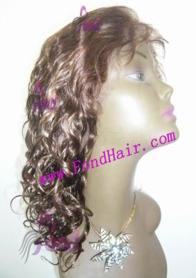 China 100% Virgin Remy Hair Front Lace Wig for sale