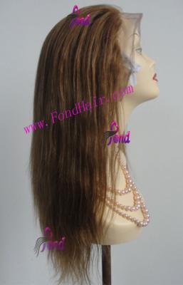 China 100% Virgin Remy Hair Front Lace Wig for sale