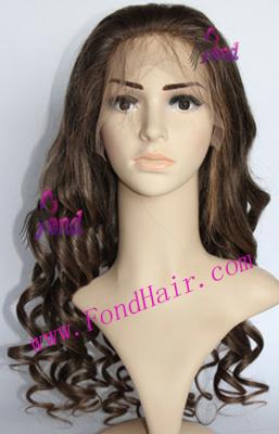 China 100% Virgin Remy Hair Front Lace Wig for sale