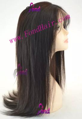 China 100% Vrigin Remy Hair Font Lace Wig for sale