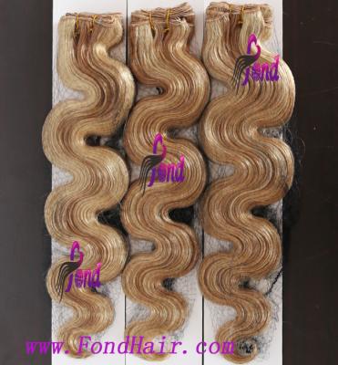 China 100% Virgin Remy Hair Machine Made Hair Weave for sale