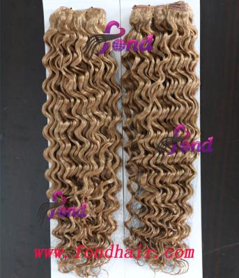 China 100% Virgin Remy Hair Machine Made Hair Weave for sale