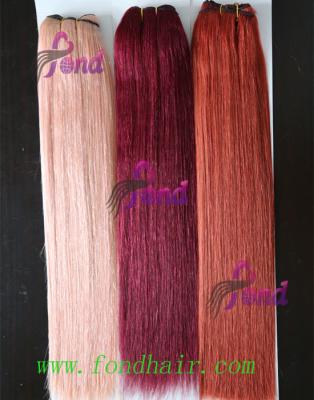 China 100% Virgin Remy Hair Machine Made Hair Weave for sale