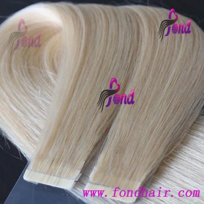 China 100% Virgin Remy Hair Pre-taped Hair Extension for sale