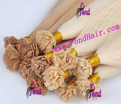 China 100% Virgin Remy Hair Flat Tip Hair Extension for sale