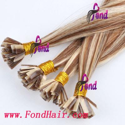 China 100% Virgin Remy Hair Flat Tip Hair Extension for sale
