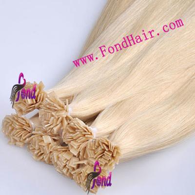 China 100% Virgin Remy Hair Flat Tip Hair Extension for sale