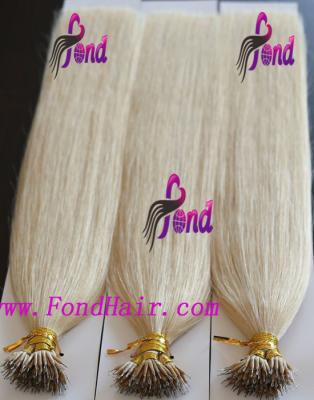 China 100% Virgin Remy Hair Nano Ring Hair Extension for sale