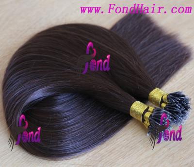 China 100% Virgin Remy Hair Nano Ring for sale