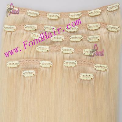 China 100% Virgiin Remy Hair Cilp In Hair Extension for sale