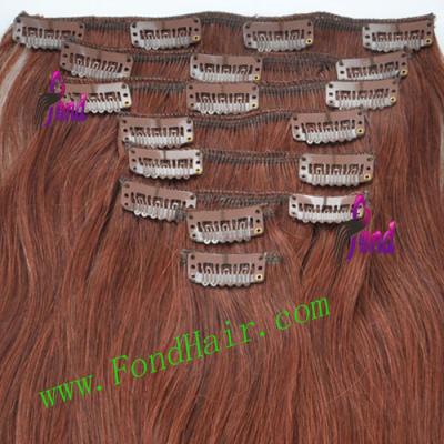 China 100% Virgin Remy Hair Clip In Hair Extension for sale