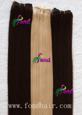 China 100% Virgin Remy Hair Machine Made Hair Weave for sale