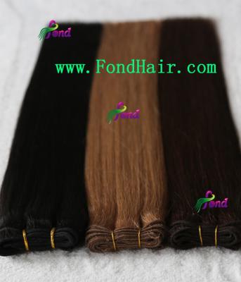 China 100% Virgin Remy Hair Machine Made Hair Weave for sale