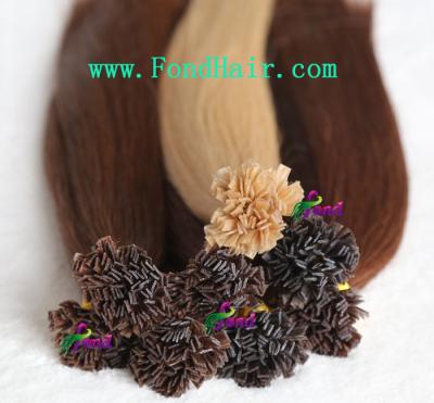 China 100% Virgin Remy Hair Flat Tip Hair Extension for sale