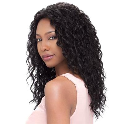 China best quality 100% unprocessed virgin human hair deep wave full lace wig for sale