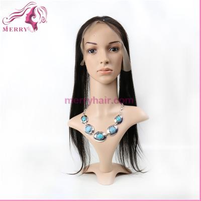 China cheap price good quality new fashion straight 13*4  lace frontal 360 with cap for sale