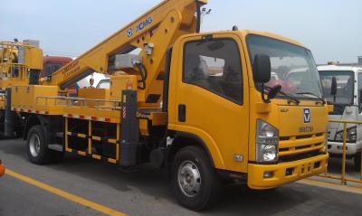China Three telescopic arms can expand Boom Lift Truck Lifting Capacity 5000 XZJ5110JGK for sale