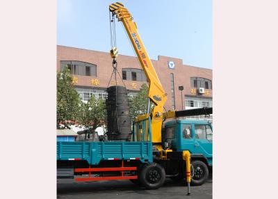 China Move Fast 8 Ton Telescoping Boom Crane , Hydraulic Truck Crane for sale