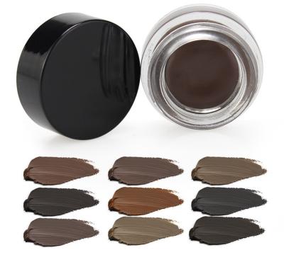 China Cores impermeáveis minerais do OEM 10 do creme para cabelos da sobrancelha da marca própria à venda
