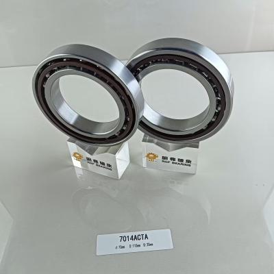 Cina Righe singola 46114 cuscinetto a sfera a contatto angolare 70*110*20mm 7014AC per macchine pesanti in vendita