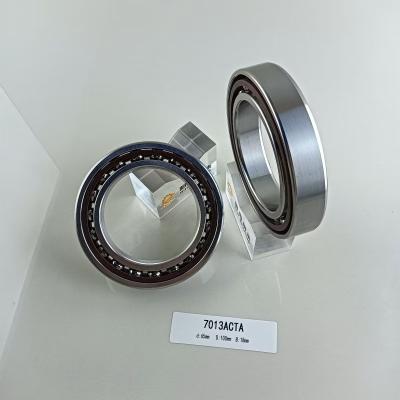 Cina Cuscinetto a sfera angolare a contatto angolare 7013AC a fila singola 65*100*18mm per officine di riparazione di macchine in vendita