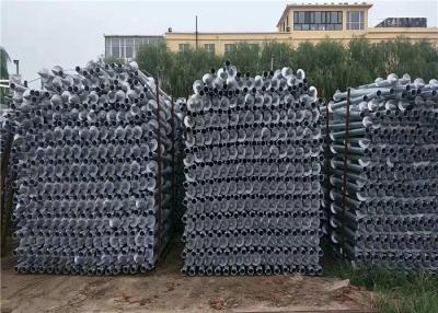 China High Strength Ground Screw Piles Anchor Galvanized Metal Steel 2000mm Length for sale