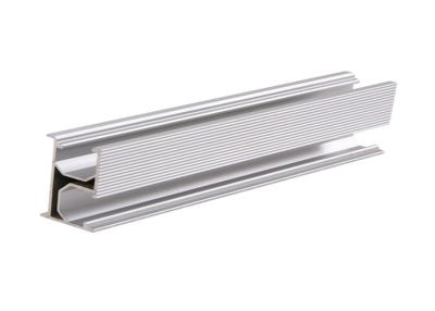 China Framing Aluminum Slotted Rail 6063 6005 Optional Size Anodized High Class Anodized for sale