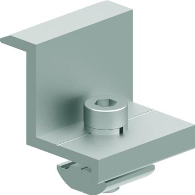 China Open Ground 6063,6005 Customized Solar Panel Earthing Clamps Home Rail Components For PV Systems for sale