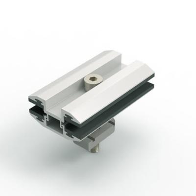China Semi Flexible Frameless Solar Panel Mid Clamps End Clamp Mounting Brackets for sale