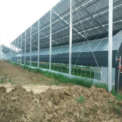 China Industrial Commercial Al6005 Solar Panel Mounting Structure BIPV Greenhouse Solar Structure and Design Solution for sale