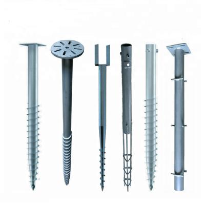 中国 Hot Dipped Galvanized Spiral Shape Ground Screw Piles 1000~3500mm Length 販売のため